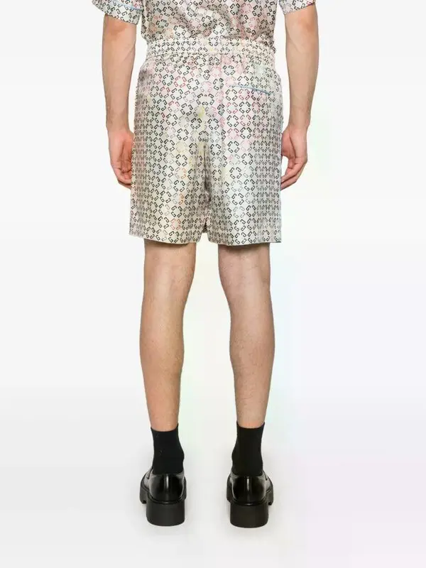 Givenchy Logo-print Shorts - Neutrals