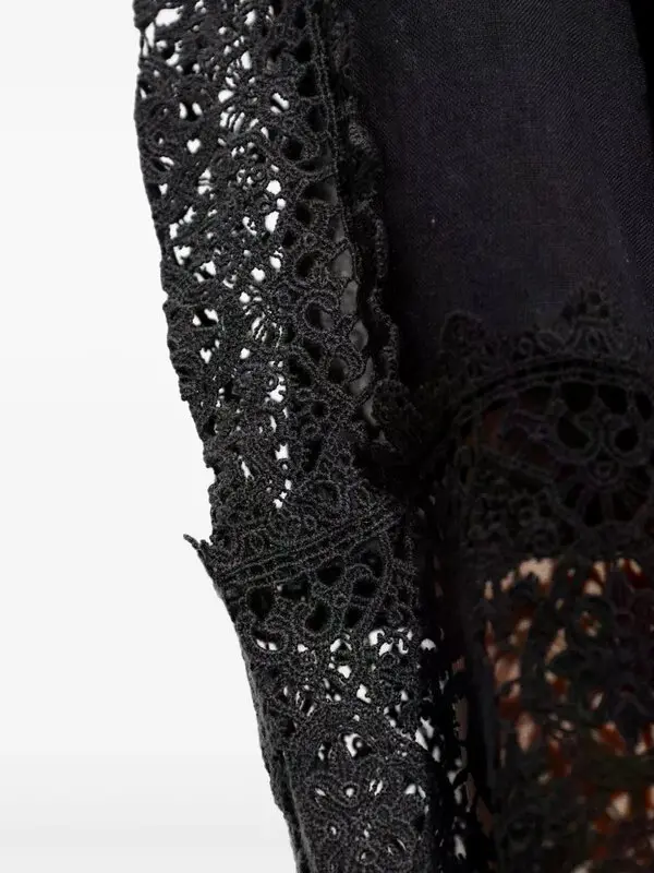 BY MALENE BIRGER Lace-panel Midi Dress