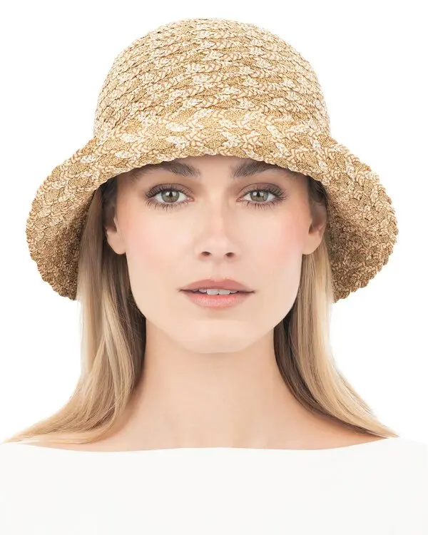 Eric Javits Woven Pith Bucket Hat