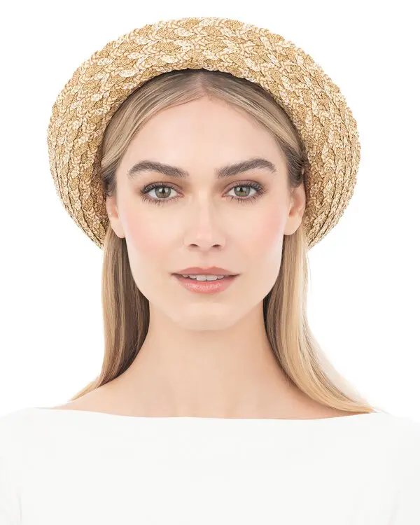 Eric Javits Woven Pith Bucket Hat