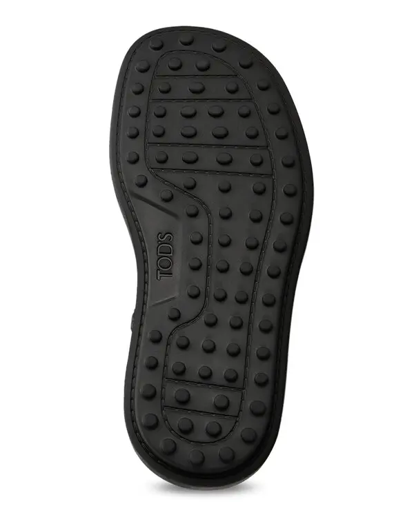 TOD'S Leather Sandals - Black