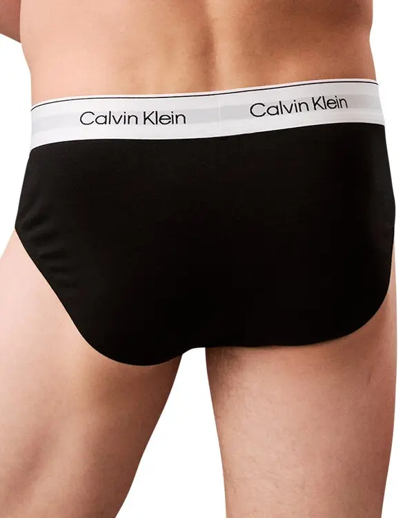 Calvin Klein Hip Briefs, Pack Of 3 - Black