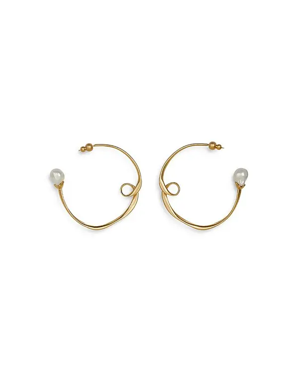 Cult Gaia Rena Hoop Earrings - Gold