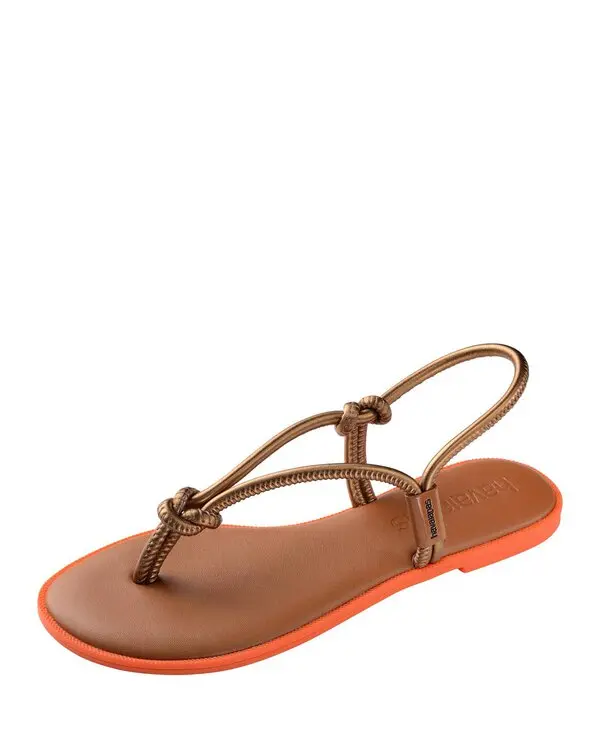 Havaianas Una Acai Eur Sandals - Rust Metal