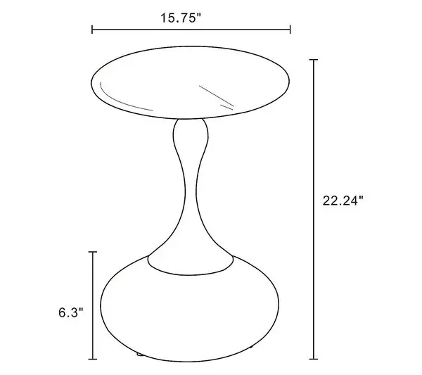 MANHATTAN Comfort Patchin End Table