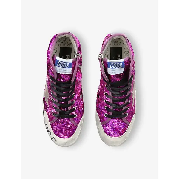 GOLDEN GOOSE Woven High-top Trainers - Mult/other