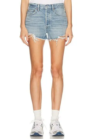 AGOLDE Parker Cut Off Denim Short