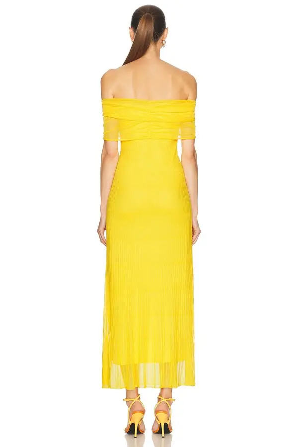 Simkhai Laurelle Off Shoulder Maxi Dress