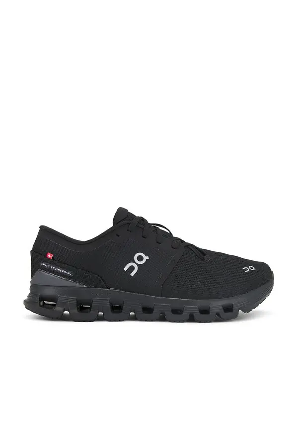 On X 4 Sneakers - Black & Eclipse