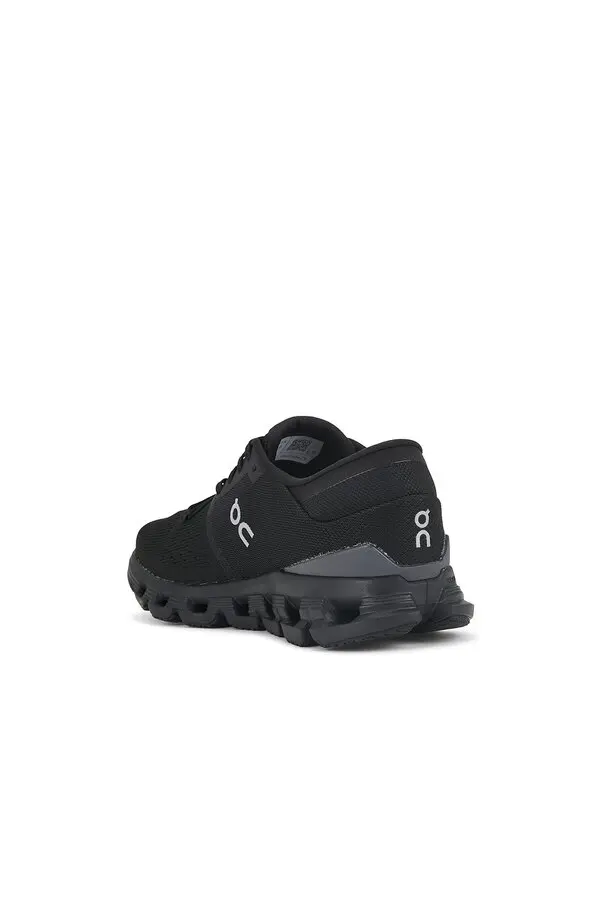 On X 4 Sneakers - Black & Eclipse