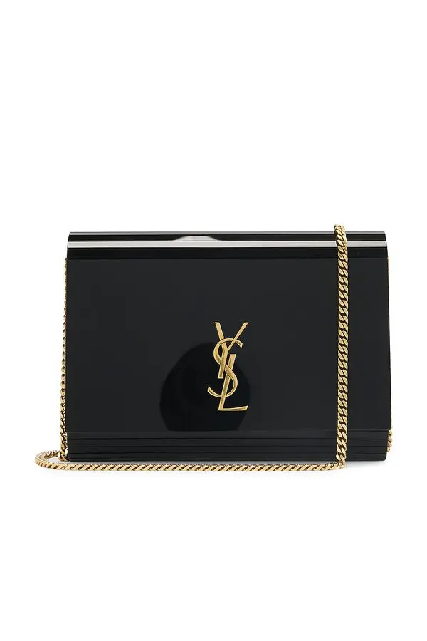 Saint Laurent Vicky Minaudiere Bag - Nero