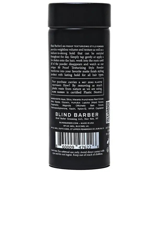 BLIND BARBER 80 Proof Texturizing Styling Powder
