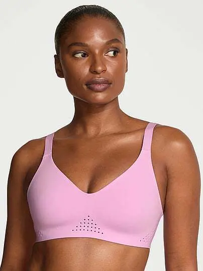 Victoria's Secret Vsx Featherweight™ Medium V-neck Sports Bra - Purple