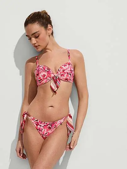 Victoria's Secret Boho Beach Twist Push-up Bikini Top - Floral