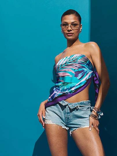 Victoria's Secret Satin Scarf - Print
