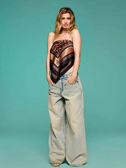 Victoria's Secret Satin Scarf - Print