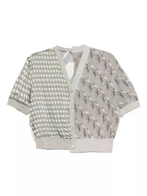 JNBY Panelled Cardigan - Grey