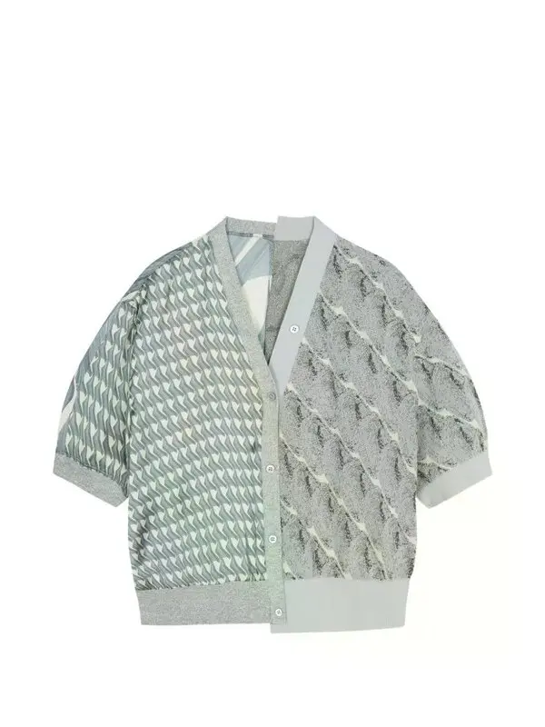 JNBY Panelled Cardigan - Grey