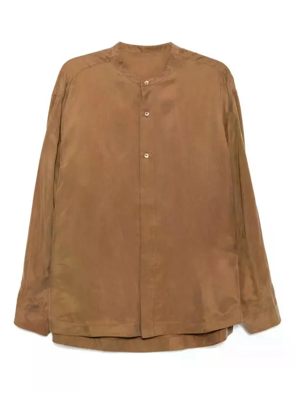 CROQUIS Long-sleeved Shirt - Brown