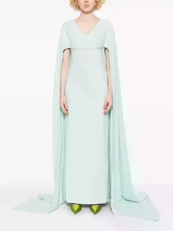 Solace London Morgan Maxi Dress - Green