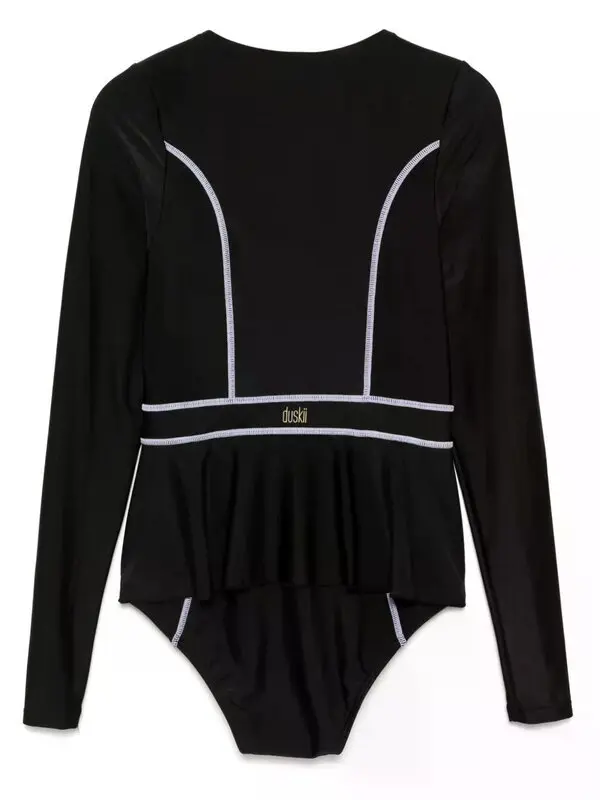 DUSKII Elle Long-sleeved Swimsuit - Black