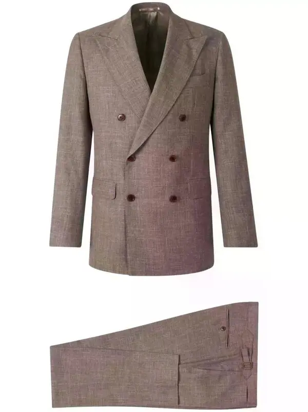 ATELIER MUNRO Double-breasted Suit - Neutrals