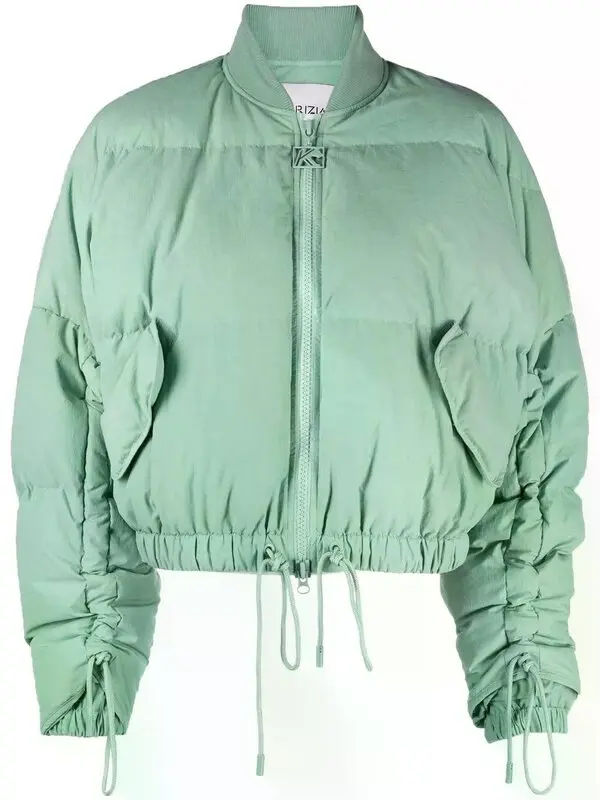 KRIZIA Padded Drawstring Bomber Jacket