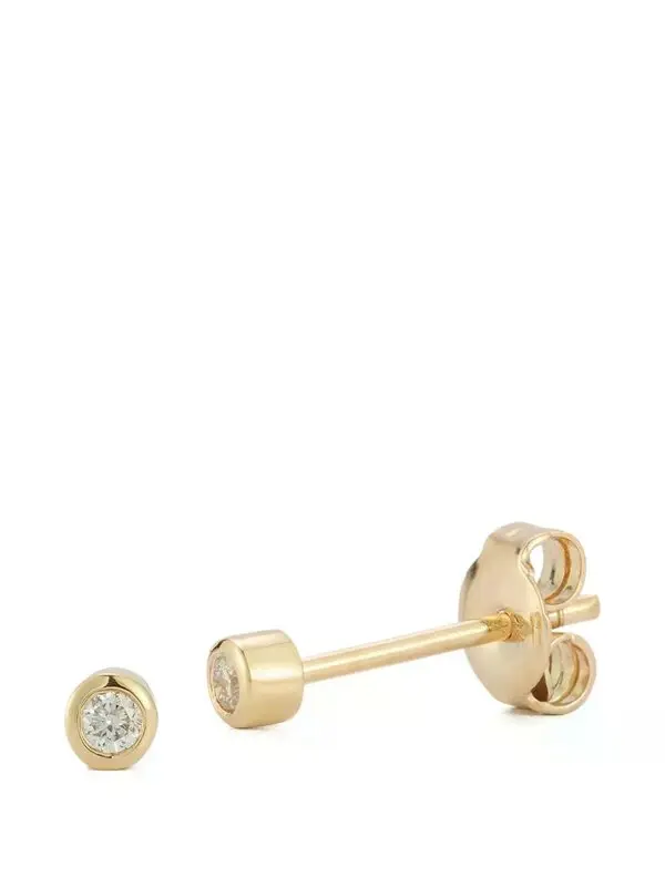 Mateo Diamond Dot Stud Earrings - Gold