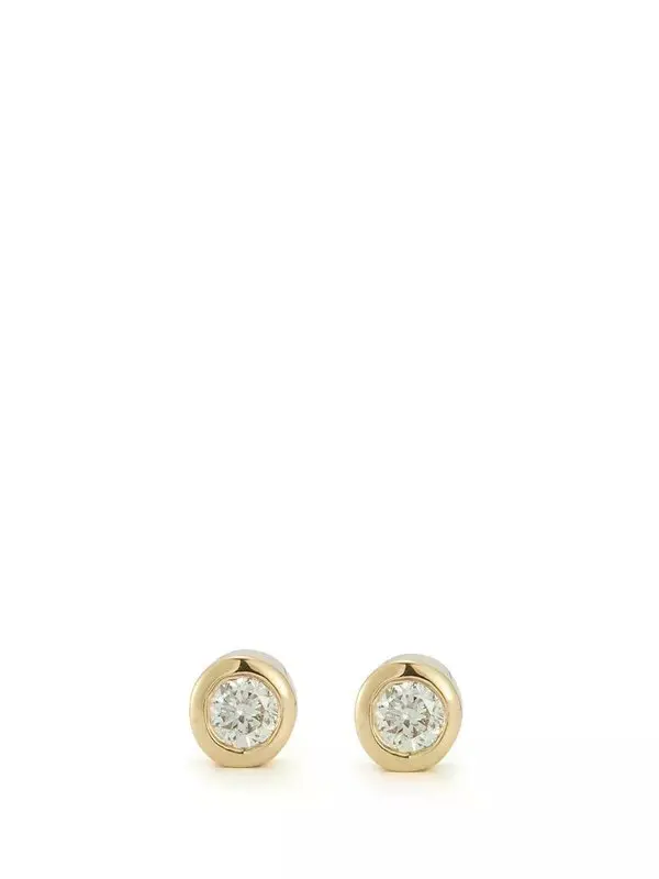 Mateo Diamond Stud Earrings - Gold