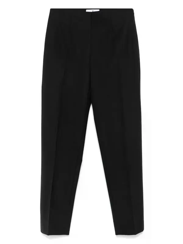 PT TORINO Cropped Trousers - Black