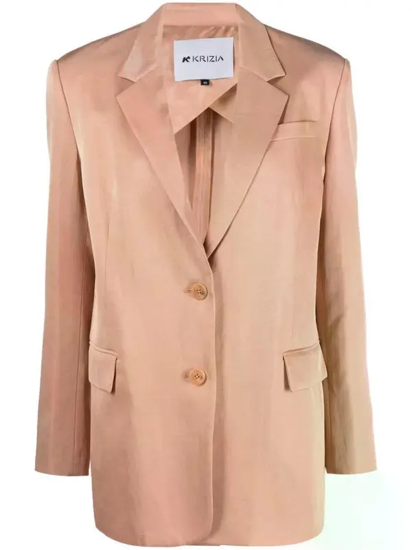 KRIZIA Single-breasted Blazer - Neutrals