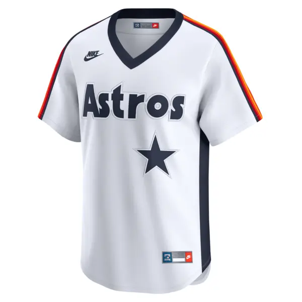 Nike Nolan Ryan Houston Astros Cooperstown Dri-fit Adv Mlb Limited Jersey - White