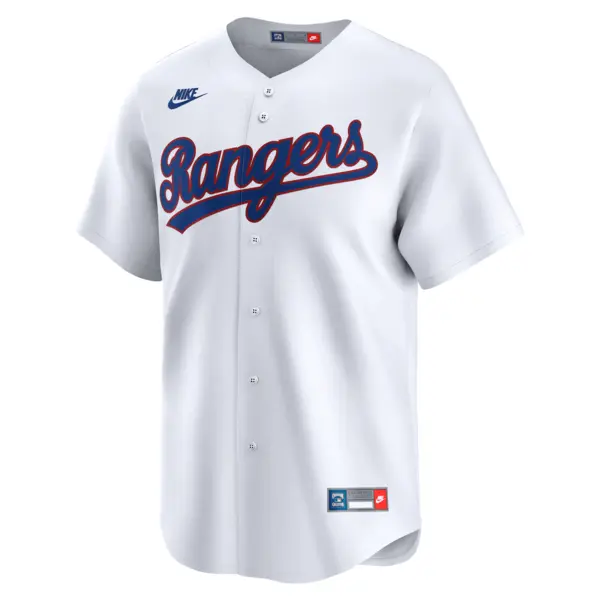 Nike Texas Rangers Cooperstown Dri-fit Adv Mlb Limited Jersey - White