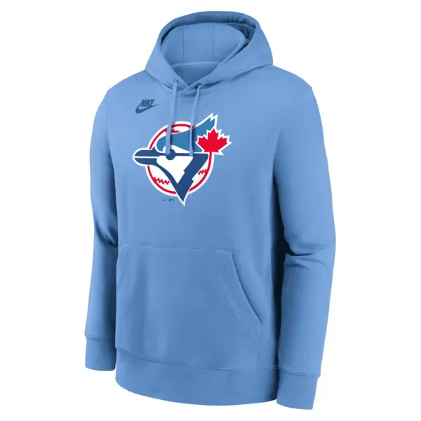 Nike Toronto Jays Cooperstown Logo Club Mlb Pullover Hoodie - Blue