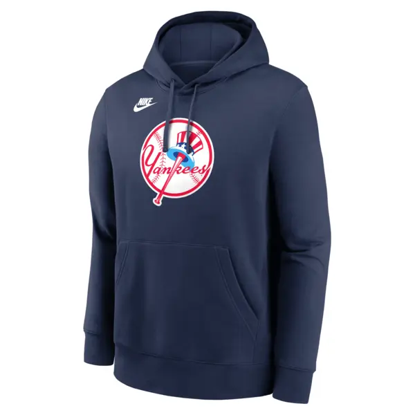Nike New York Yankees Cooperstown Mlb Pullover Hoodie - Blue