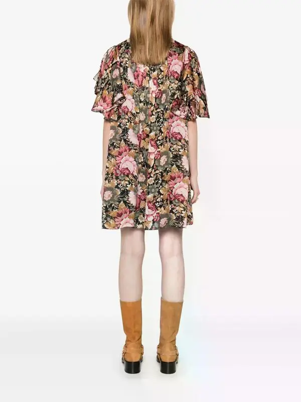 Chloé Floral-print Mini Dress