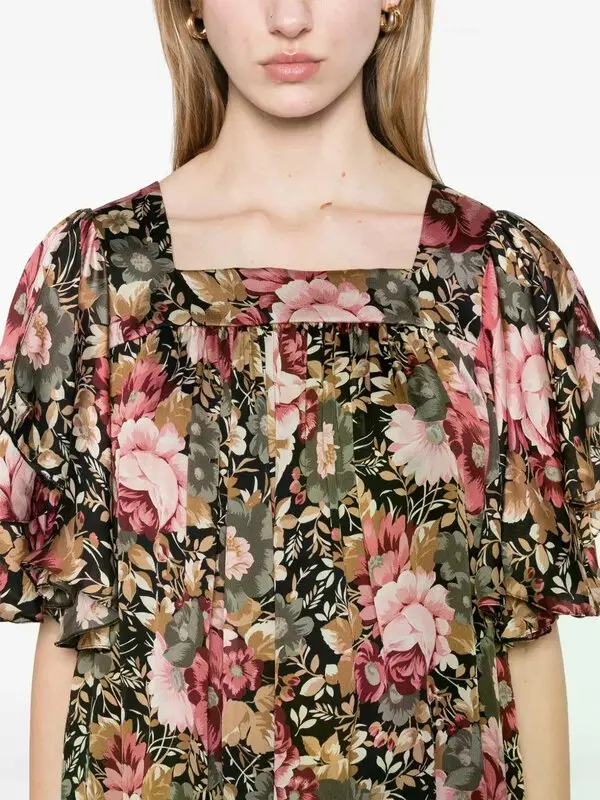 Chloé Floral-print Mini Dress