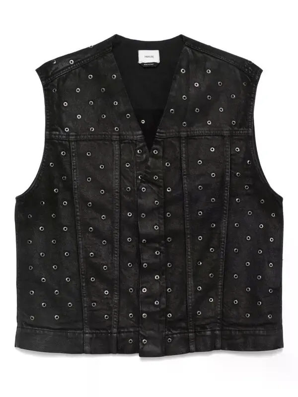 HAIKURE Denim Gilet - Black