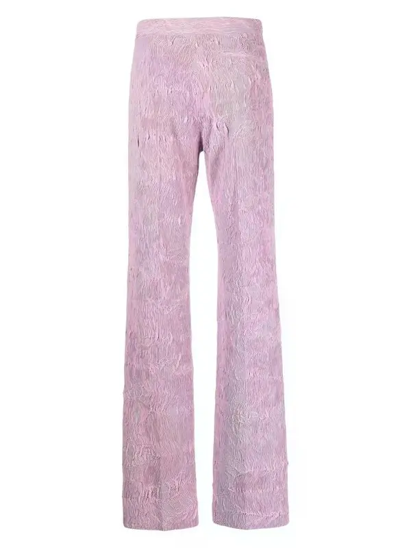 KRIZIA Textured Wide-leg Trousers