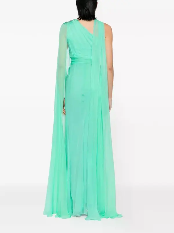 Zuhair Murad Bead-embellished Chiffon Gown