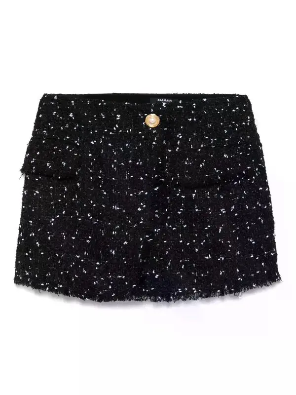 Balmain Tweed Mini Skirt
