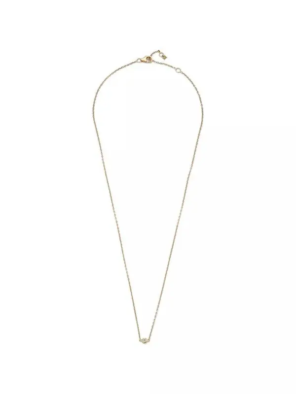 Mateo Single-diamond Chain Necklace - Gold