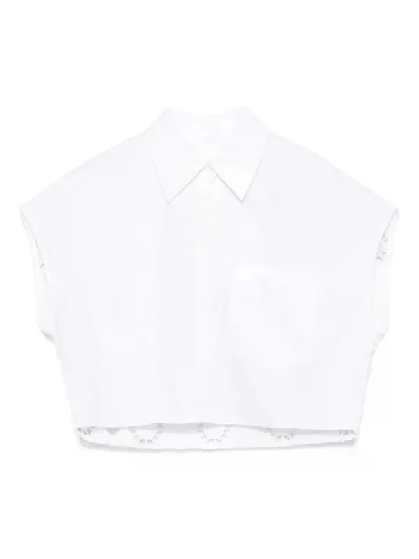 DONDUP Embroidered Shirt - White