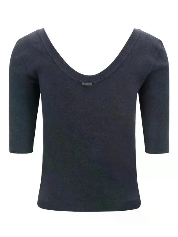 Brunello Cucinelli Fine-ribbed T-shirt