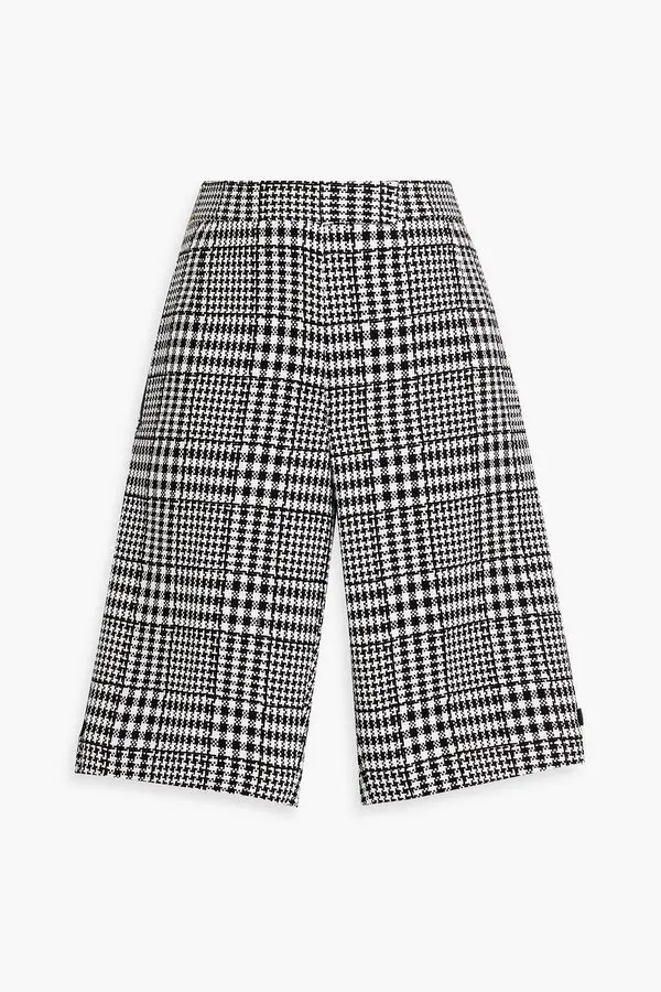 Thom Browne Checked Cotton-tweed Shorts
