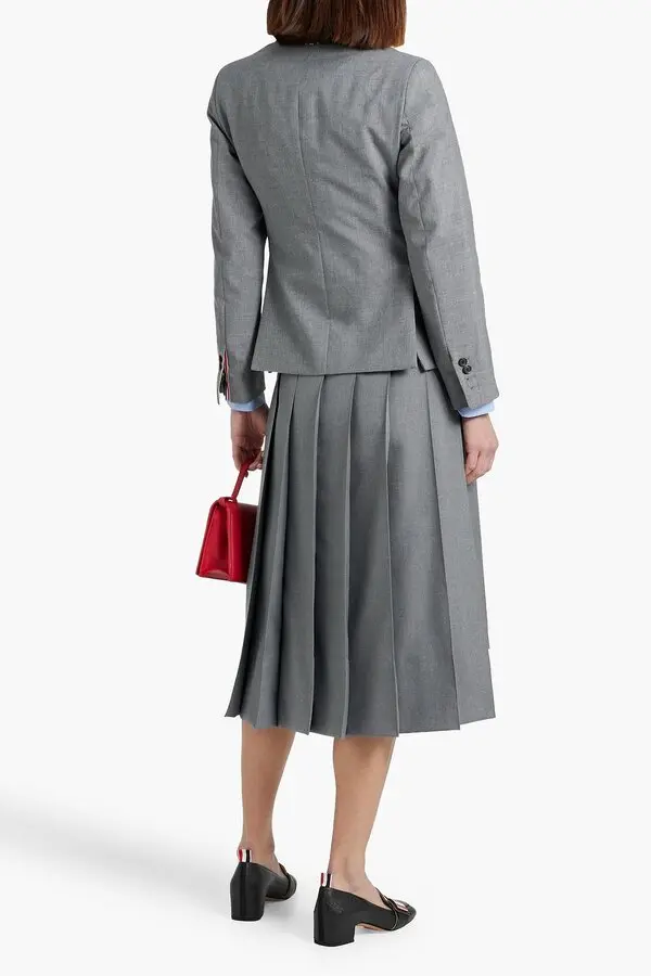 Thom Browne Wool-blend Blazer - Gray