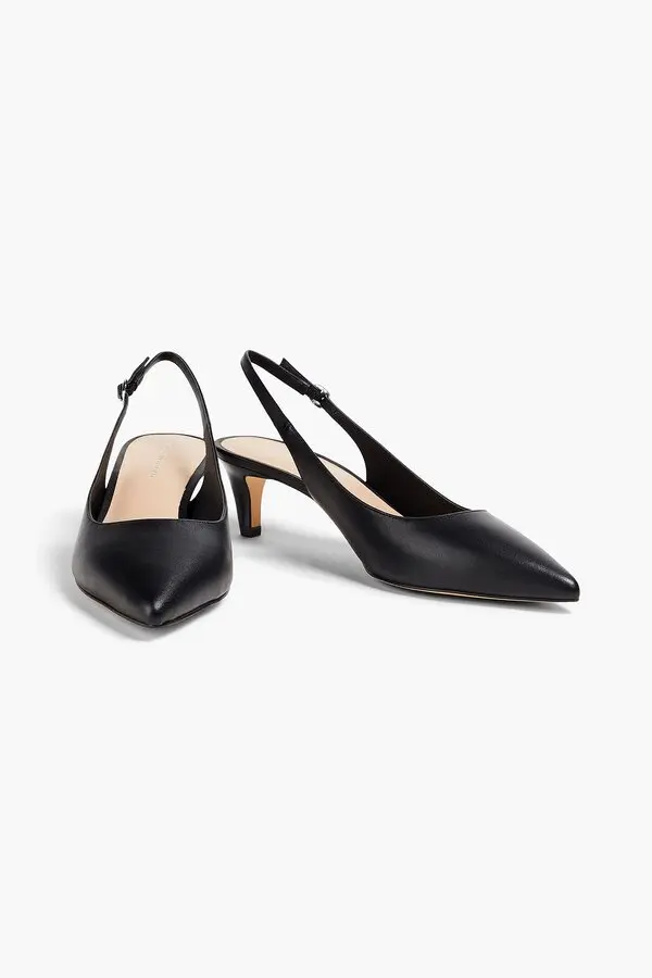 STUART WEITZMAN Mara Leather Slingback Pumps