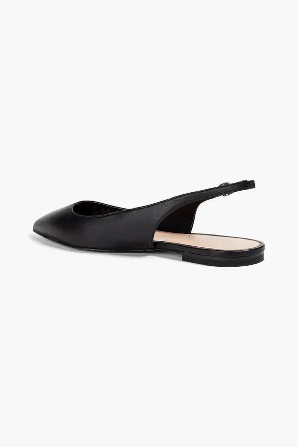 STUART WEITZMAN Mara Leather Slingback Flats