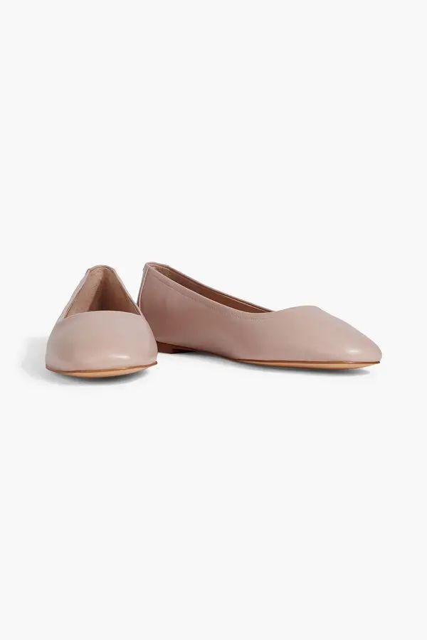 STUART WEITZMAN Tammy Leather Ballet Flats - Blush