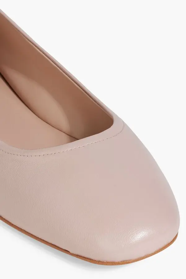 STUART WEITZMAN Tammy Leather Ballet Flats - Blush